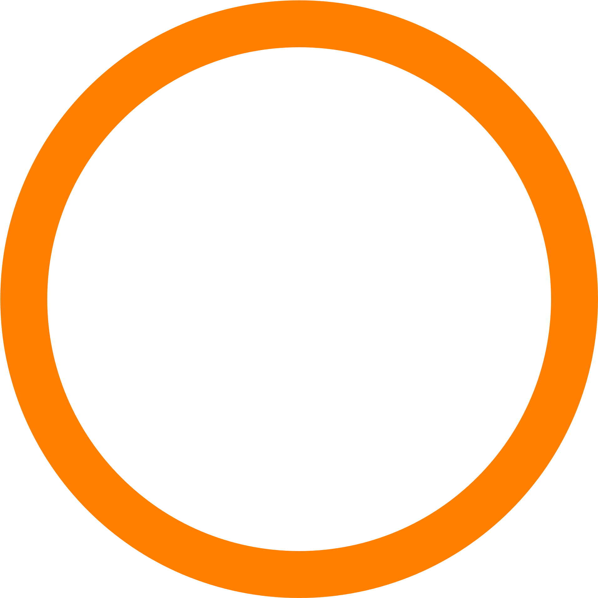 Download Orange Circle 100% | Transparent PNG Download | SeekPNG