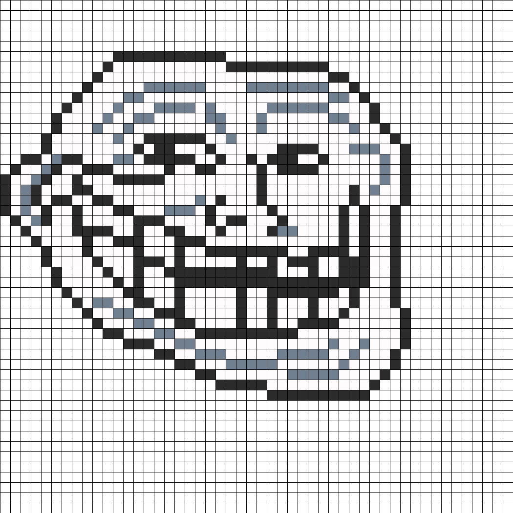Troll Face Fuse Bead Perler Bead Pattern / Bead Sprite - Troll Face 8 ...