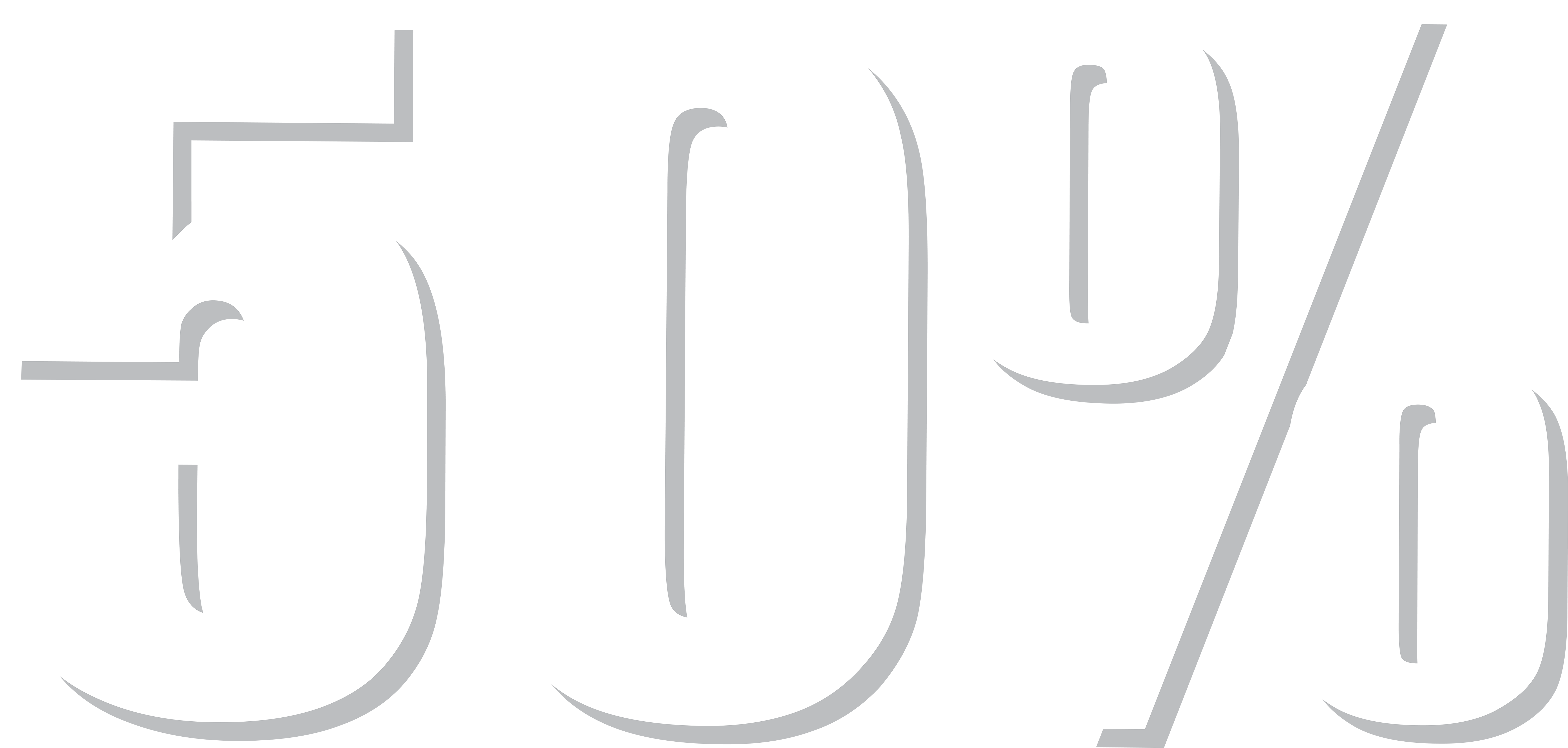 50 Off Black And White (6000x2923), Png Download