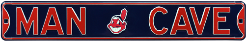 Cleveland Indians “man Cave” Authentic Street Sign - Man Cave New ...