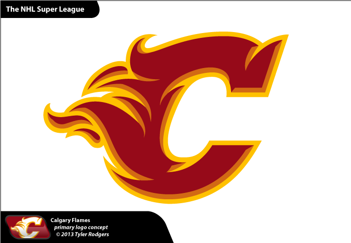 Download Eg5pb9m - Calgary Flames Logo Concept | Transparent PNG ...