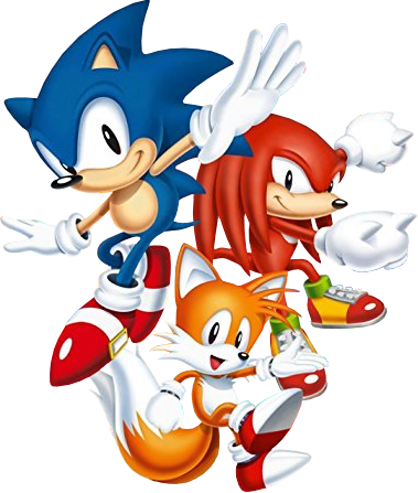 Mania Trio - Mighty And Ray Sonic Mania (379x447), Png Download