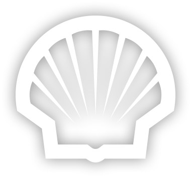 Shell Logo Black And White (380x355), Png Download