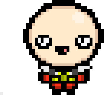 One Punch Man - Pixel Art (400x430), Png Download