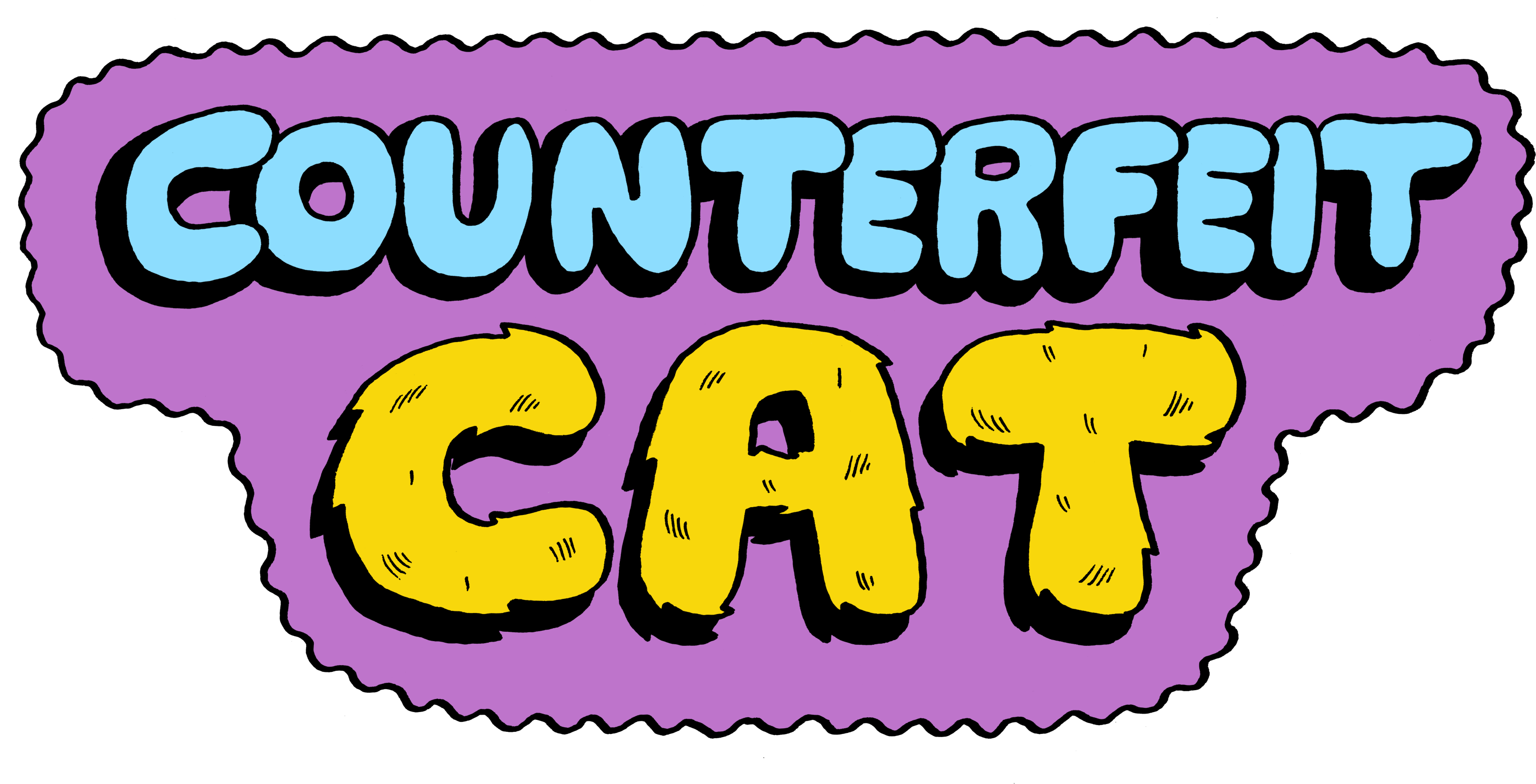 File History - Counterfeit Cat Logo (707x362), Png Download
