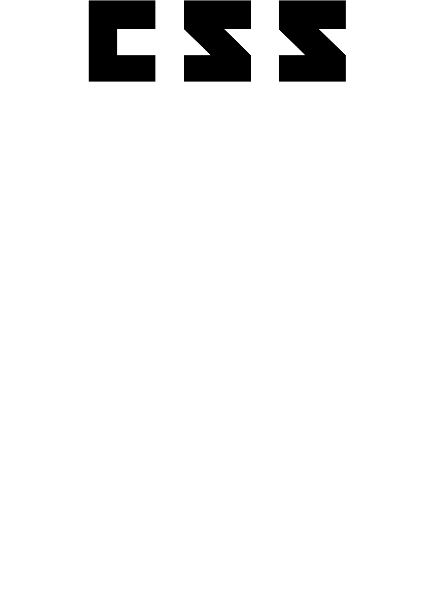 Css3 Logo Black And White - Paper Product (2400x2400), Png Download