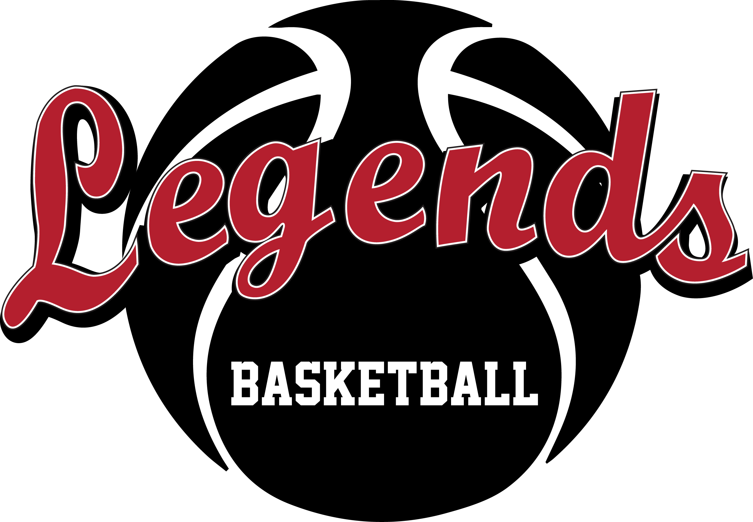 Basketball Logo At Legends Sports Complex - Texas (2641x1830), Png Download