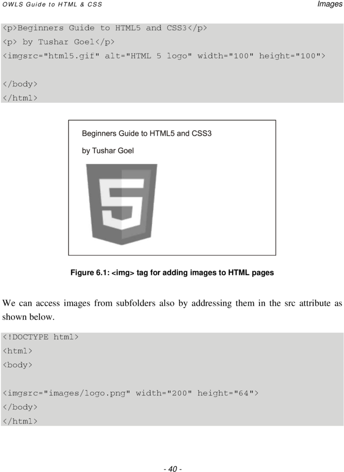 Images Owls Guide To Html Css P Beginners Guide To - Html 5 (960x1157 ...