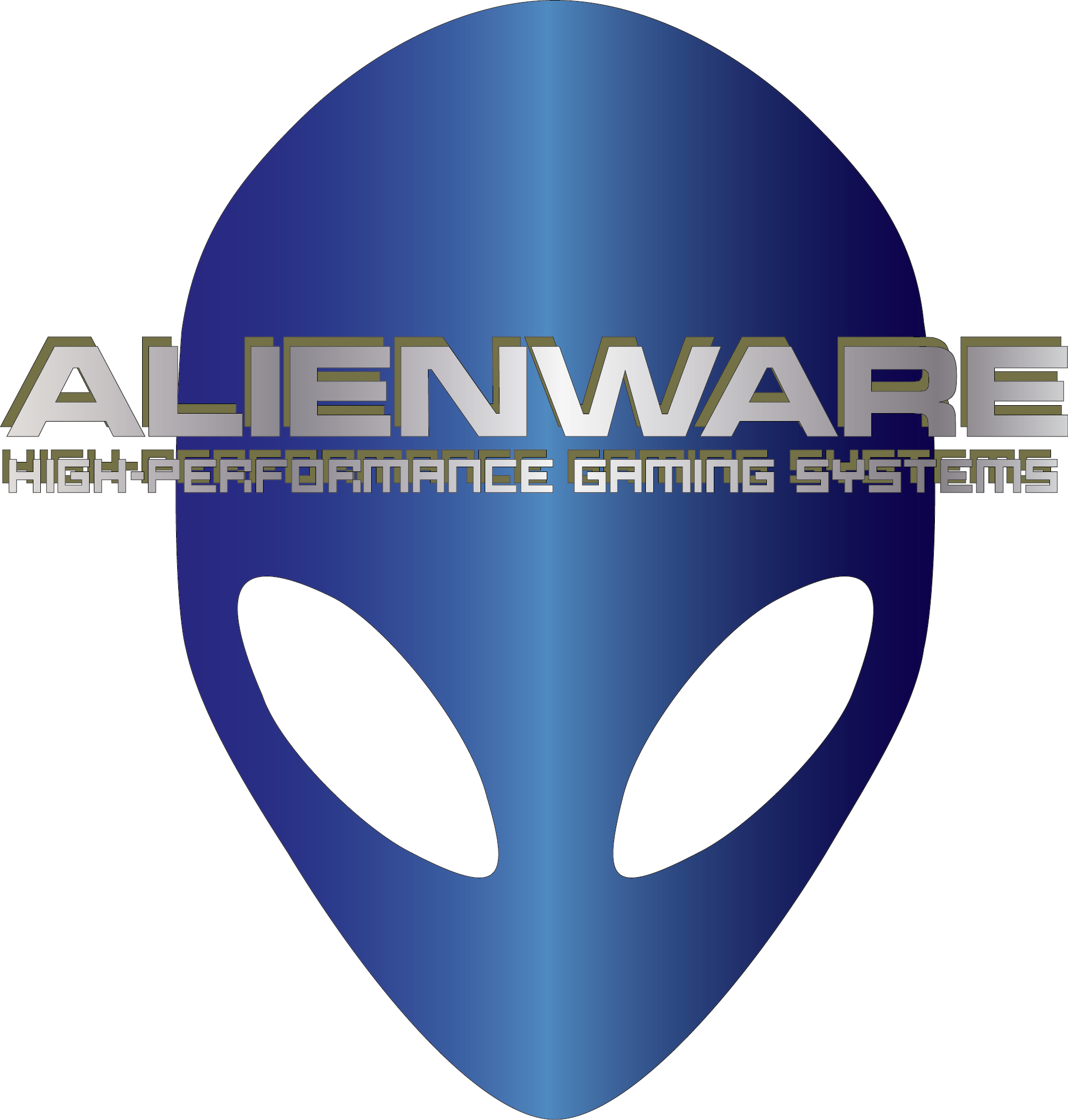 Alienware - Alienware Logo Blue Png (2014x2112), Png Download