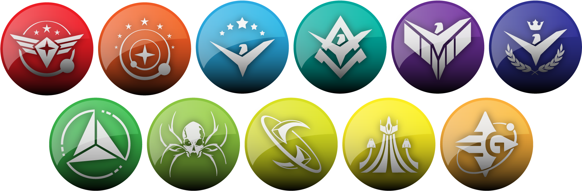 Glass Style Powerplay Icons - Elite Dangerous Icons (1920x1080), Png ...