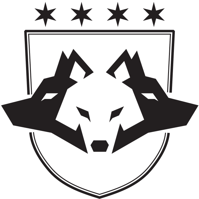 Wolf Pack Png - Two Wolf Logo (650x650), Png Download