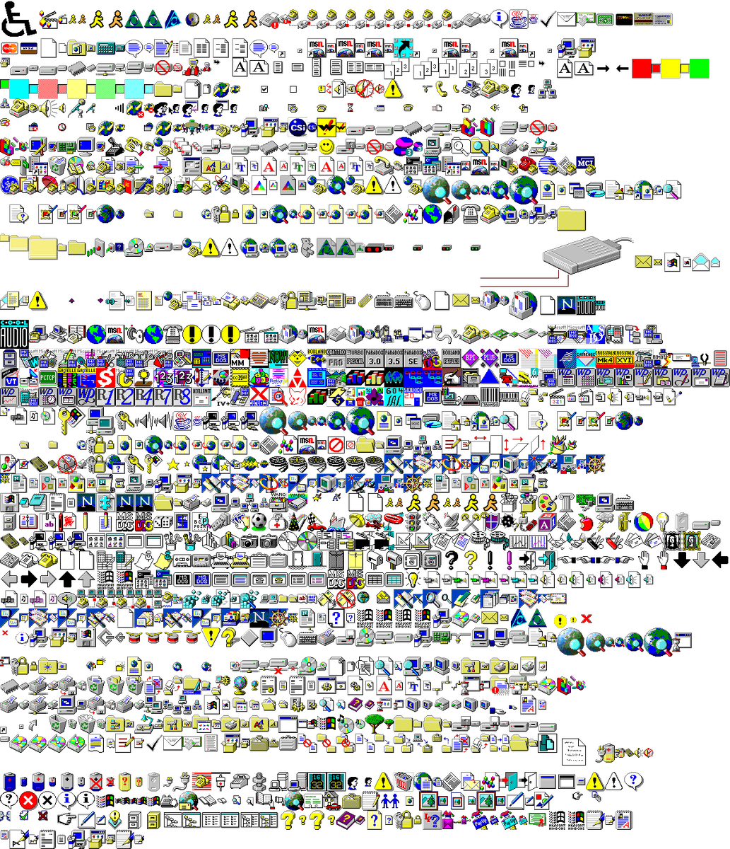 Download Windows 95 Icons Png - Windows 95 Image Icon | Transparent PNG ...