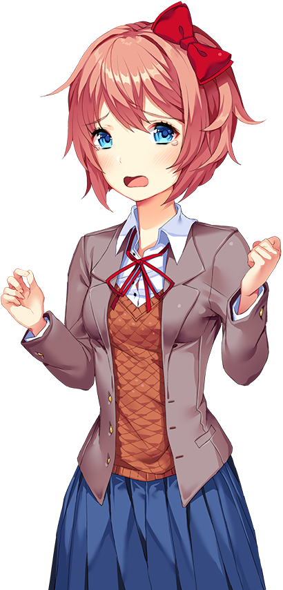Download Doki Doki Literature Club Sayori Death Gif | Transparent PNG ...