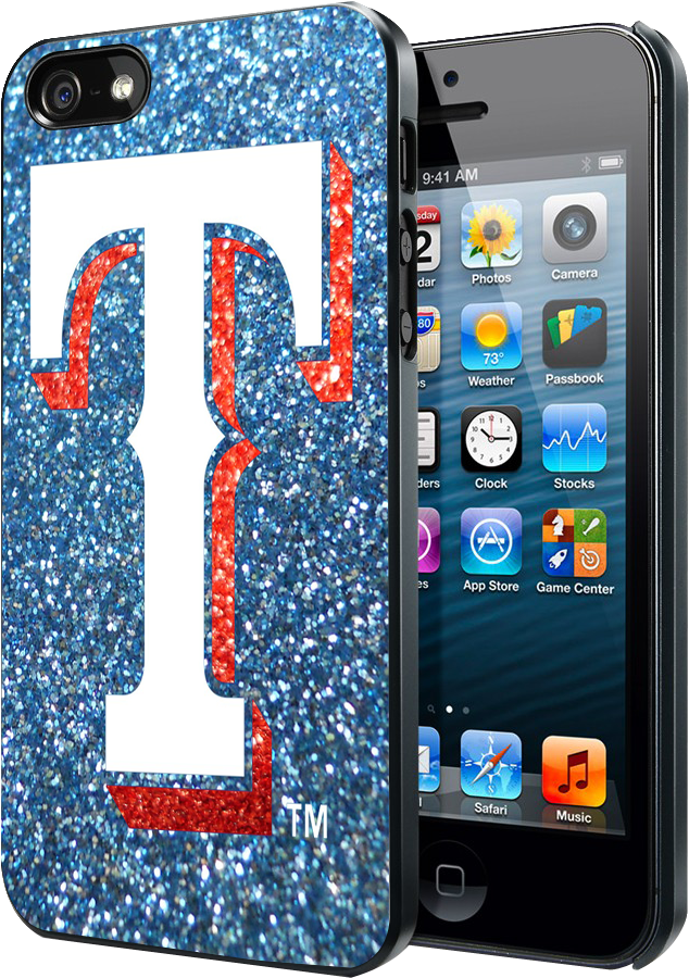 Texas Rangers Baseball Logo Blue Glitter Iphone 4 4s - Marvel Comics ...