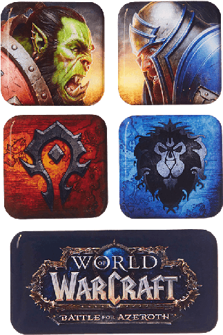 World Of Warcraft Magnet Set - World Of Warcraft (525x525), Png Download