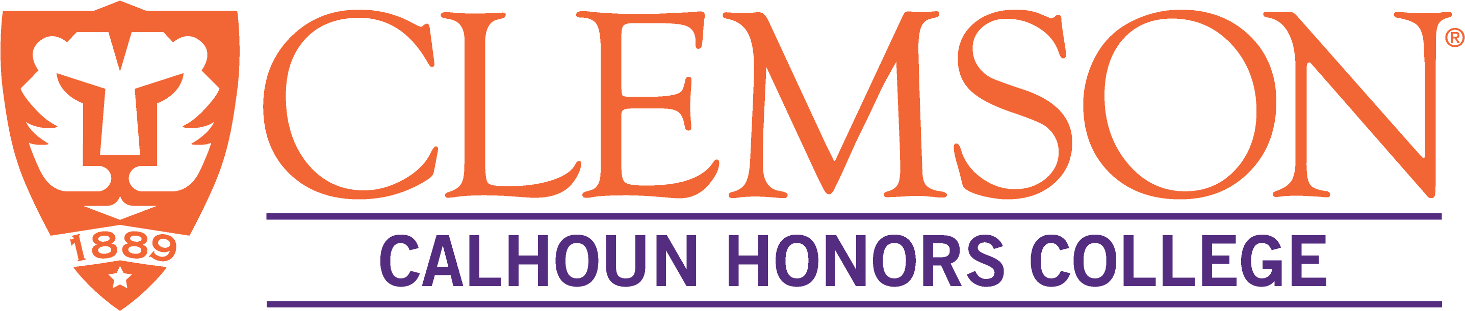 Clemson University Logo (3777x1660), Png Download