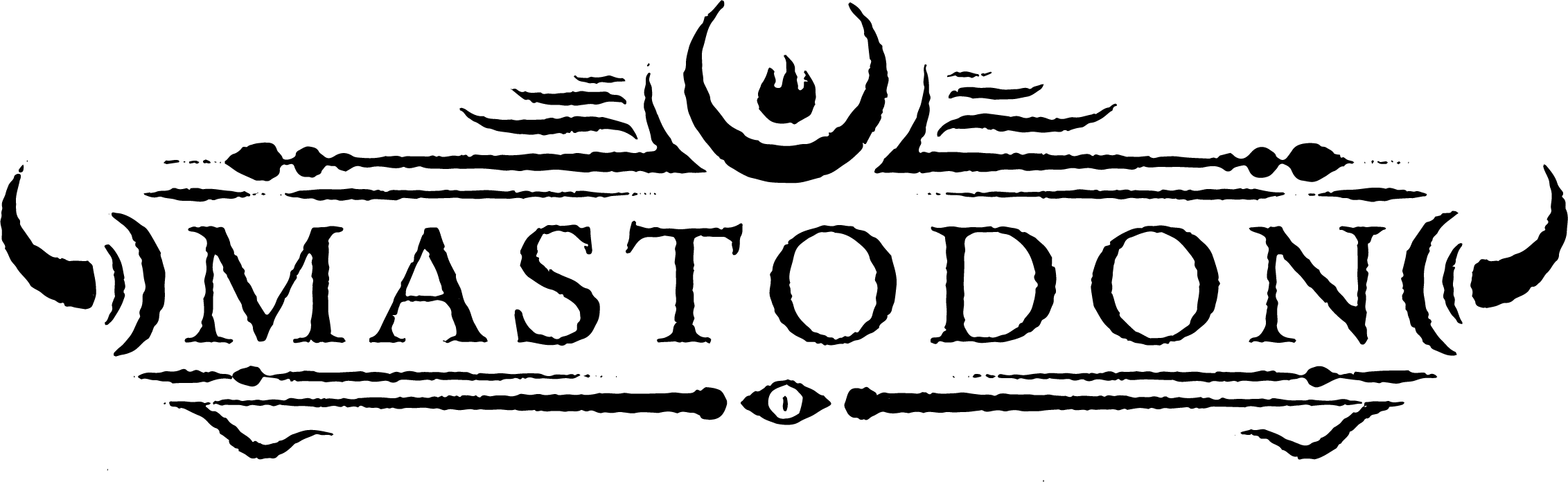 Mastodon Logo - Mastodon Emperor Of Sand Logo (2263x696), Png Download