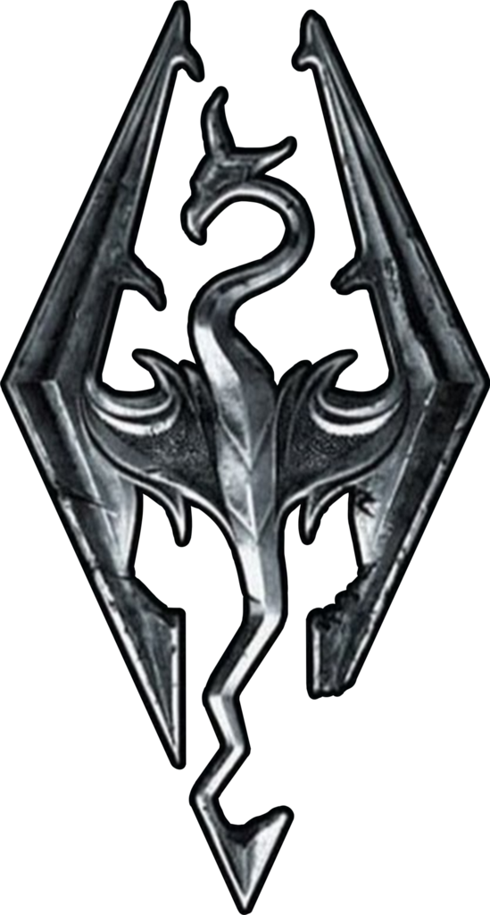 Skyrim Logo - Elder Scrolls Symbol (549x1024), Png Download
