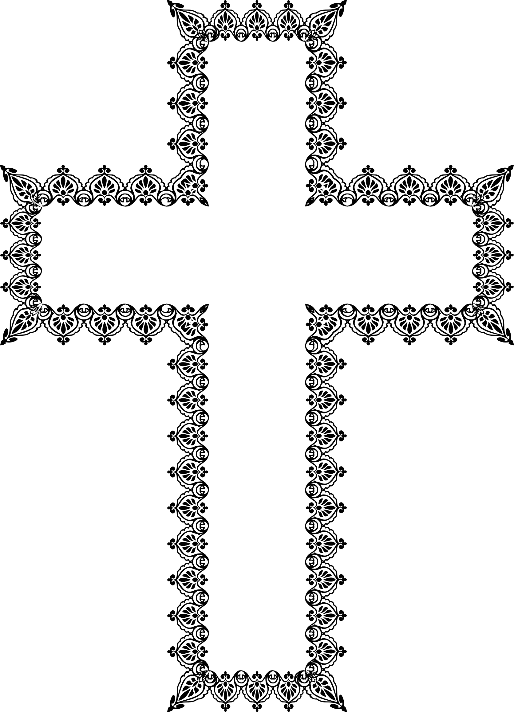 Vintage Frame Extended Cross Icons Png - Transparent Religious Frames ...