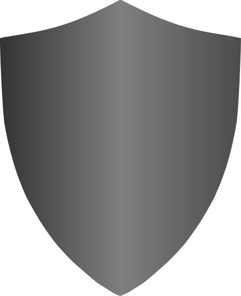 Gray Shield Clip Art - Gray Shield Png (486x595), Png Download