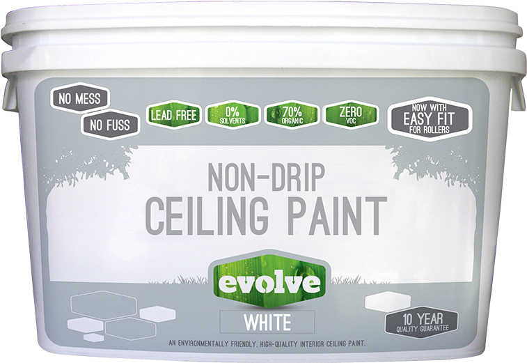 Evolve Non-drip Ceiling Paint - Evolve Paint (1088x816), Png Download