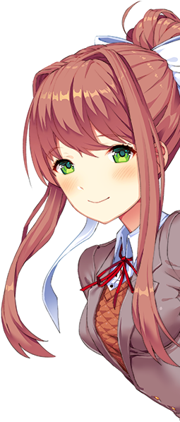 Download Monika Ddlc Monika | Transparent PNG Download | SeekPNG