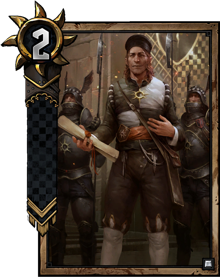 Ambassador - Nilfgaardian Knight (775x1048), Png Download