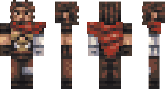 Minecraft Skin Mccree - Minecraft Foxy Skin (600x348), Png Download