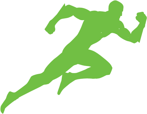 Green-runner - Runner Png (504x386), Png Download