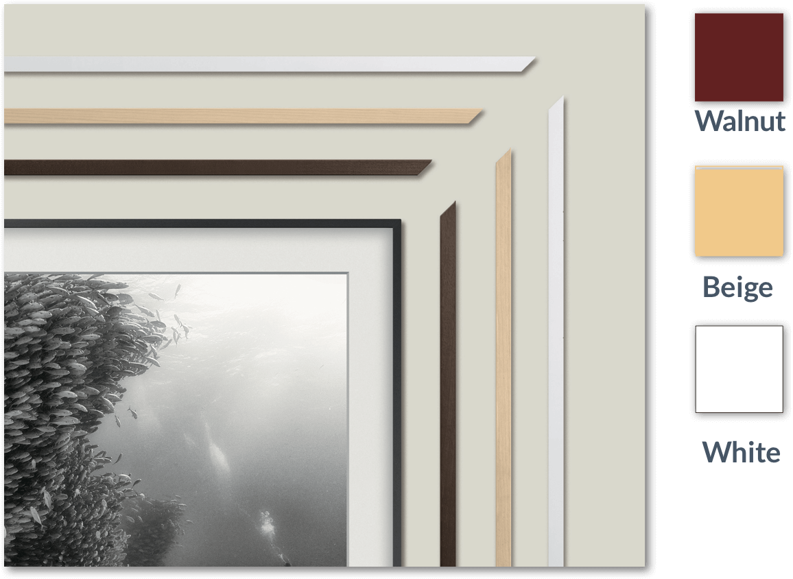 [frame Options] - Samsung The Frame Frames (1156x844), Png Download