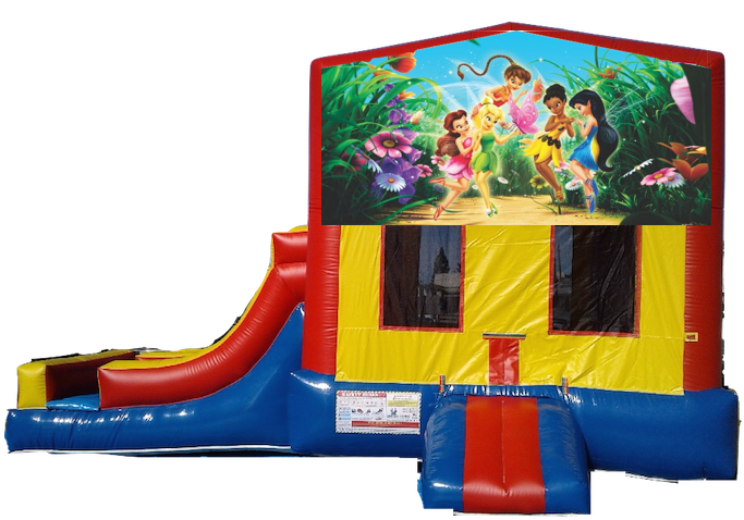 2 Lanes Side Slide Jumper Tinker Bell - Disney Fairies 13'' Ctv Tv ...