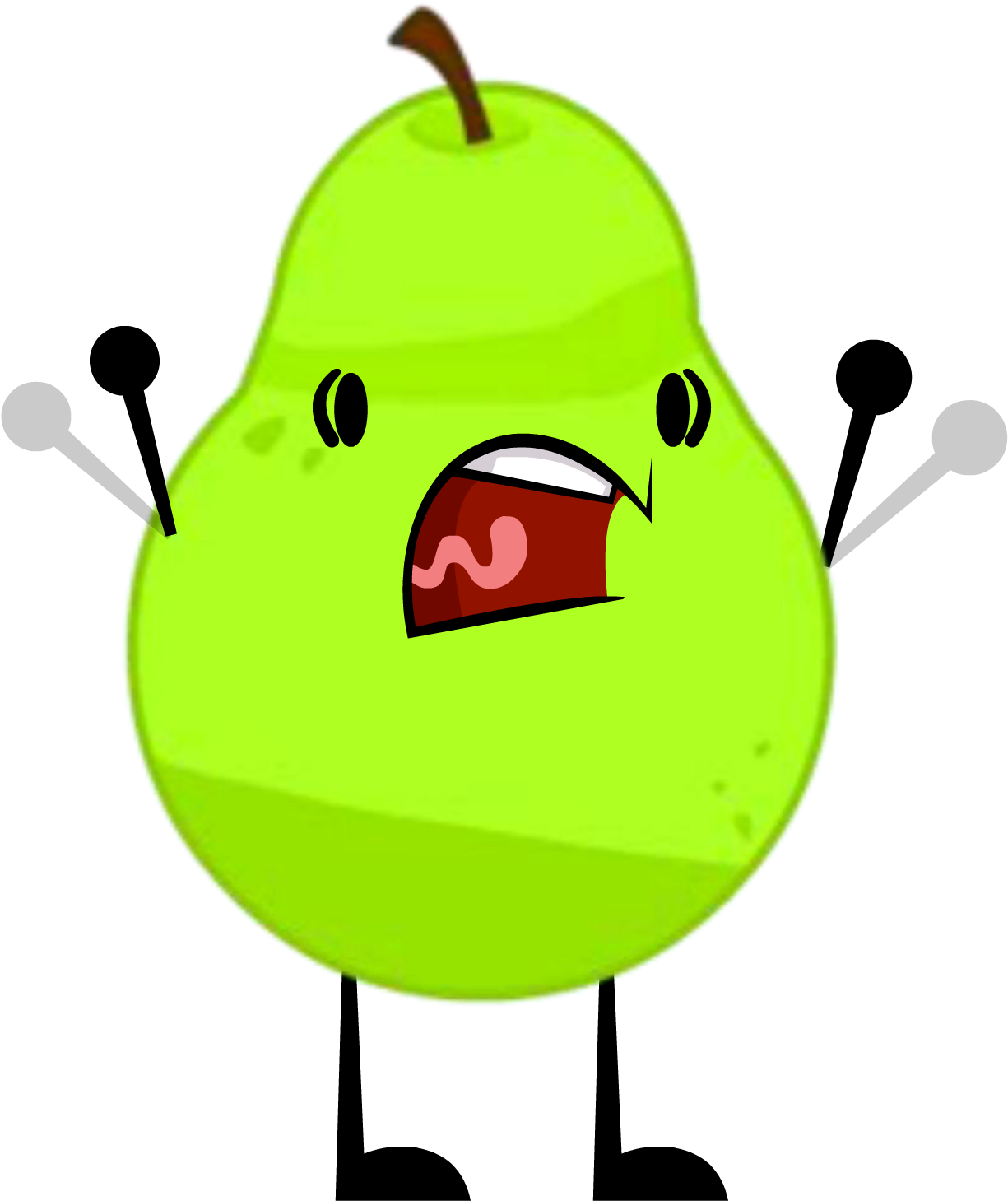 Pear Poseee - Random Object Battle Royal (1259x1514), Png Download