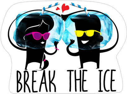 Break The Ice Sticker - Sticker (490x317), Png Download