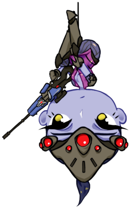 Download Widowmaker Chibi - Chibi Widowmaker | Transparent PNG Download ...