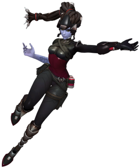 Widowmaker Transparent Huntress - Overwatch Widow Maker Transparent ...