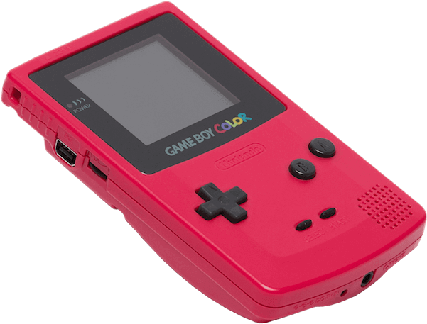 Nintendo Game Boy Color - Nintendo Gameboy Color Pink (600x467), Png ...