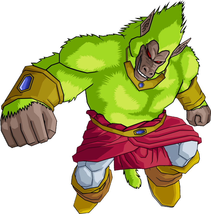 Lss Ga Broly - Great Ape Broly (900x924), Png Download