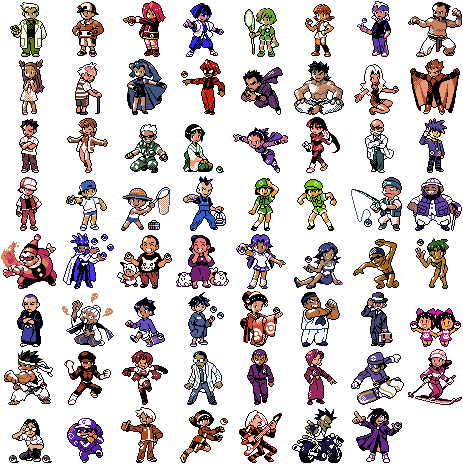 Pokemon Gold Trainer Sprites