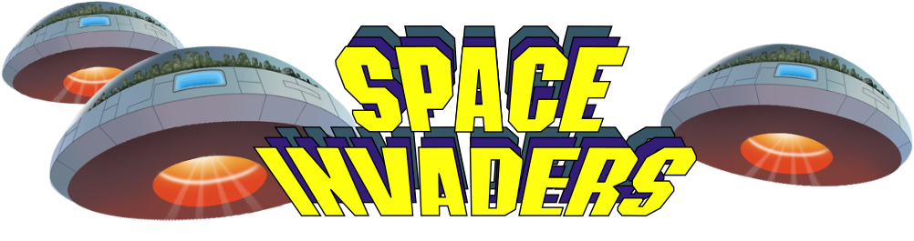 Space Invaders Logo - Space Invaders Logo Png (1050x270), Png Download