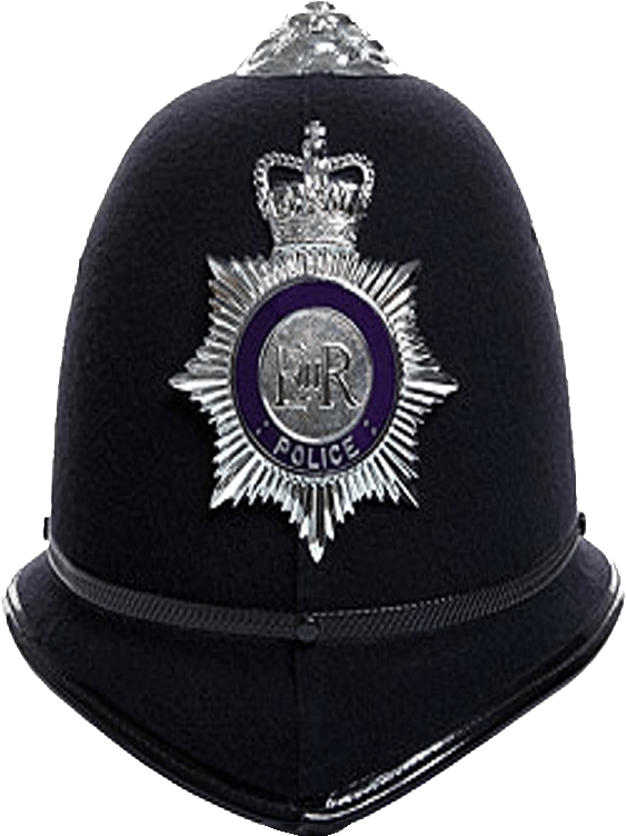 Old Fashioned Police Hat (563x752), Png Download