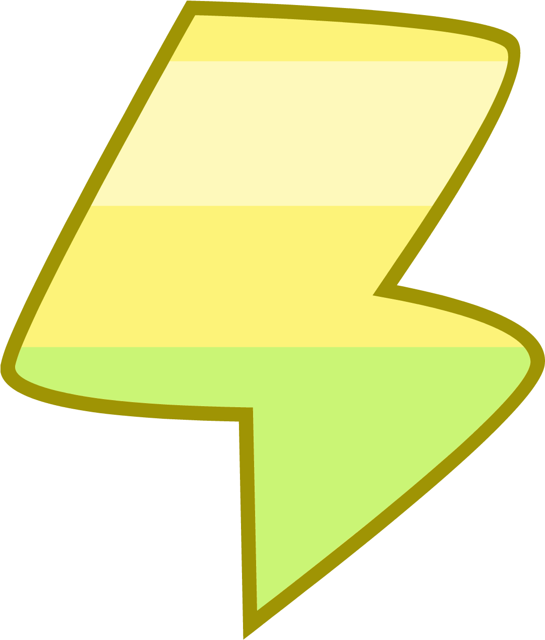 Lightning Body Fanmade New - Bfb Lightning Body (1080x1281), Png Download