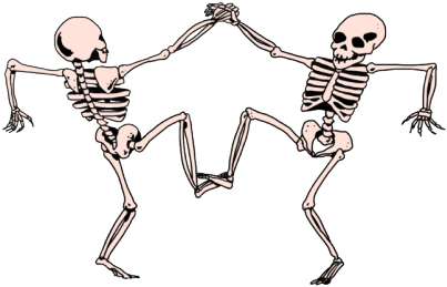 Design For A Friend's Tattoo - Skeleton (500x320), Png Download