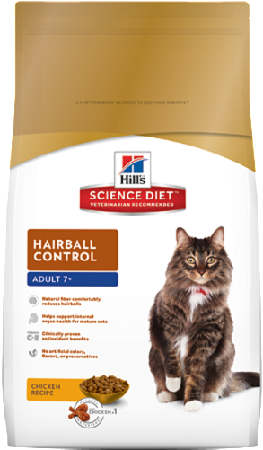 Precisely Balanced Nutrition To Help Reduce Hairball - Hills Hairball ...