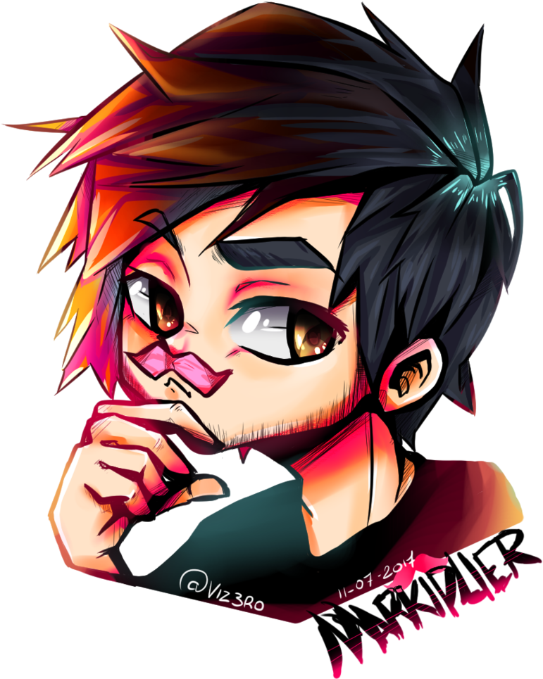 Markiplier Drawing Step By - Markiplier Fan Art 2018 (812x983), Png ...