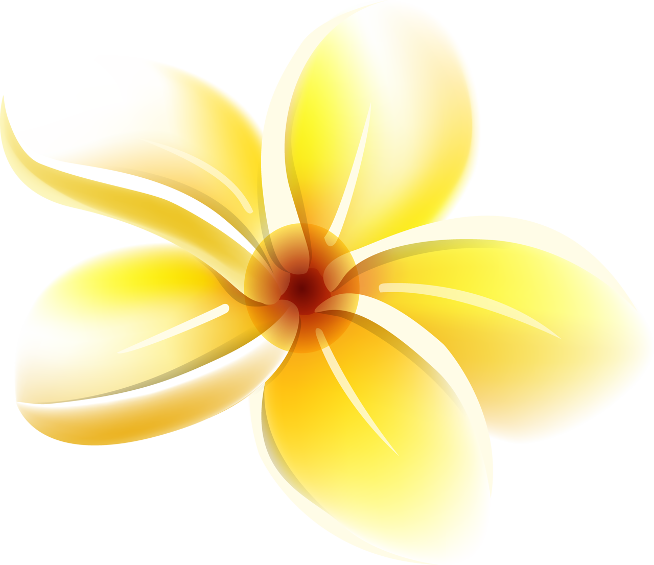 Tropical - Flor Do Cabelo Da Moana Png (1280x1106), Png Download