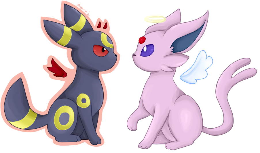 Download Umbreon And Espeon - Umbreon And Espeon Png | Transparent PNG ...