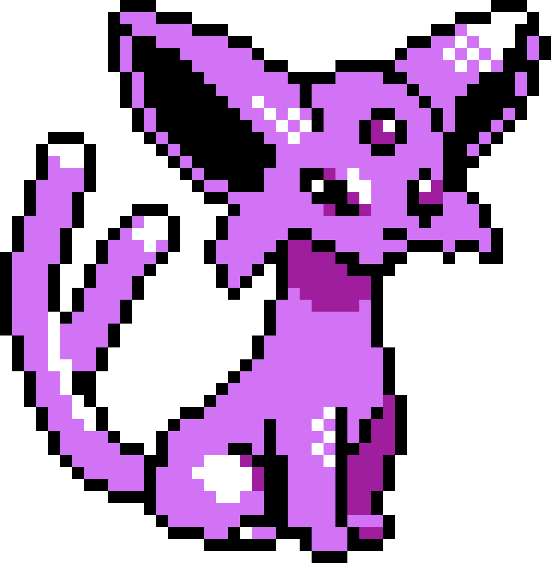 Espeon Pixel Art By Dragon97586 - Pokemon Pixel Art Espeon (600x600 ...