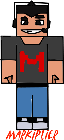 Markiplier - Cartoon (500x500), Png Download