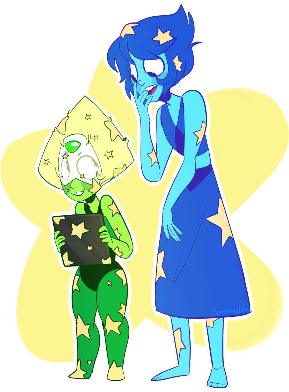 Elemental Clipart Transparent - Elemental Fa Steven Universe (1024x1367 ...