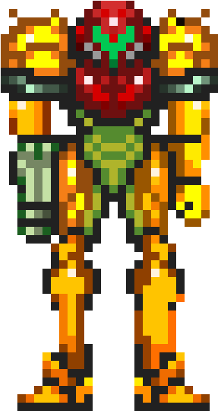 Download Samus Super Metroid - Super Metroid 8 Bit | Transparent PNG ...